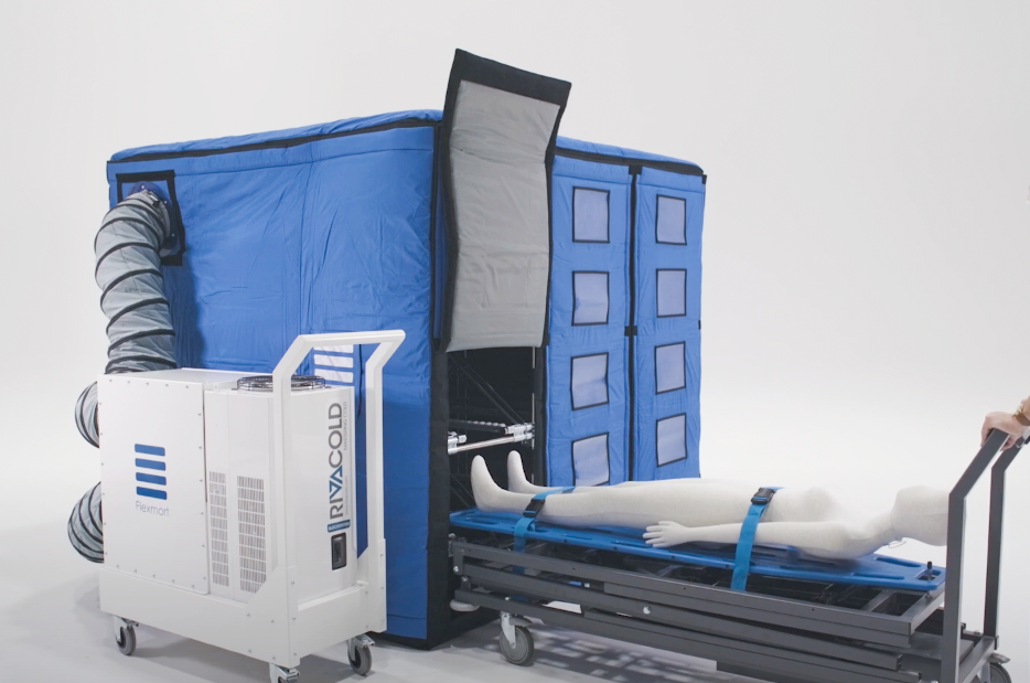 Flexmort AirCool Pop Up Mortuary Storage - The Emergency Services Show 2024