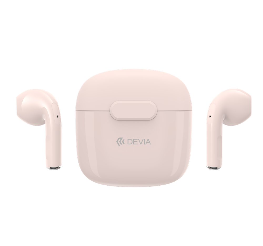 Devia - TWS-K1 - True Wireless Earbuds & Charging Case - Pink - The Emergency Services Show