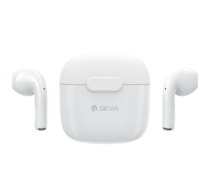 Devia - TWS-K1 - True Wireless Earbuds & Charging Case - White - The ...