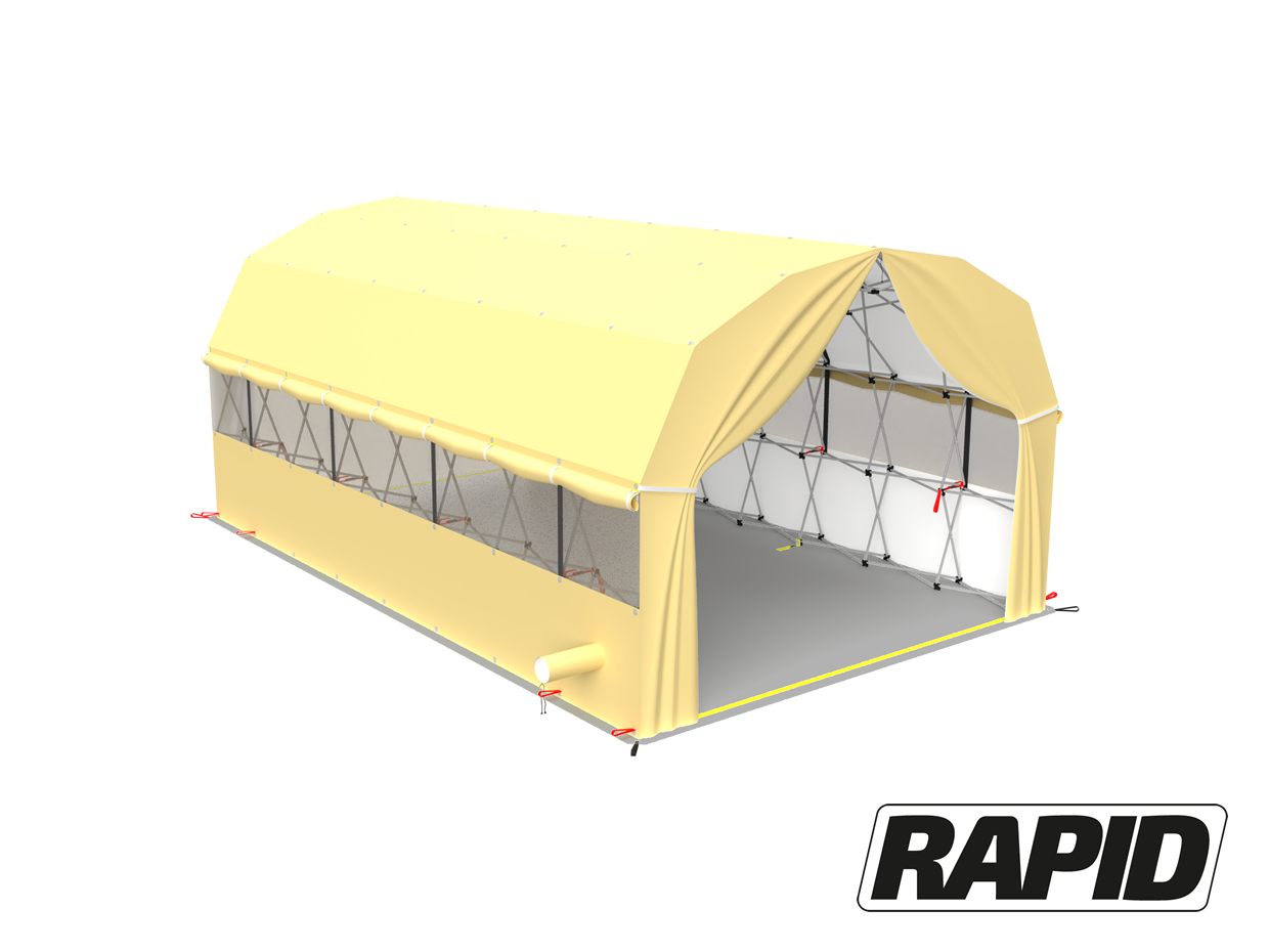 X38 Rapid Shelter (Side Vented) - The Emergency Services Show 2025