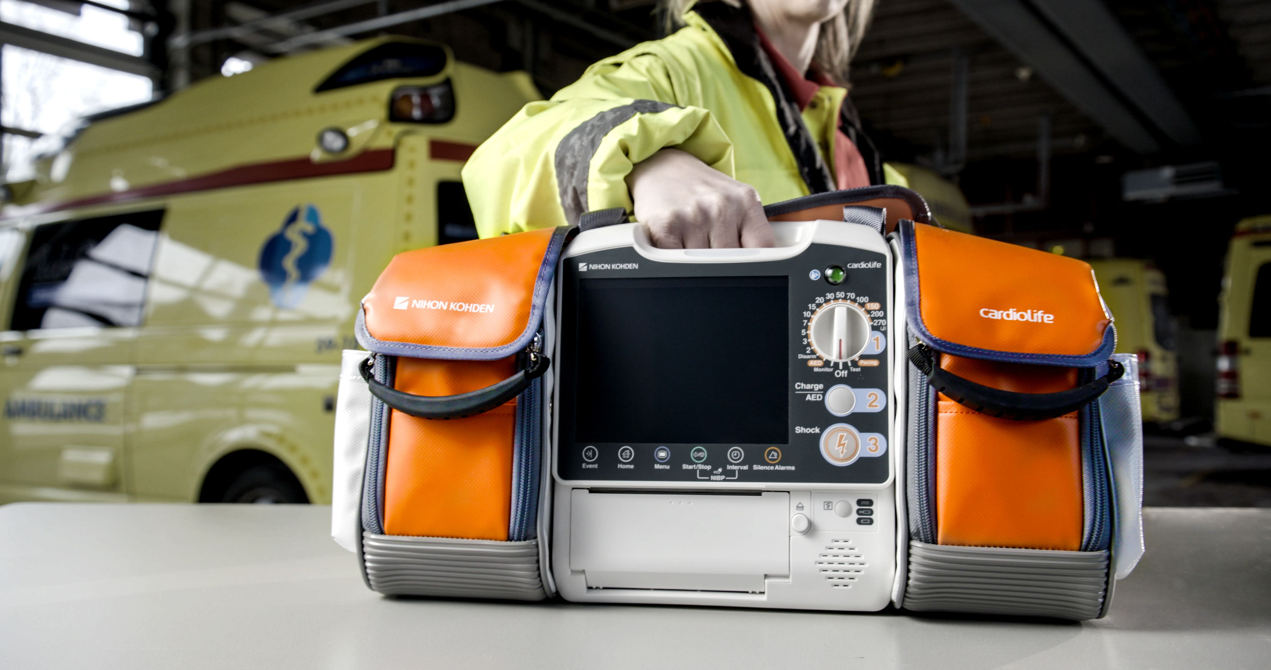 Cardiolife EMS defibrillator-monitor - The Emergency Services Show 2025