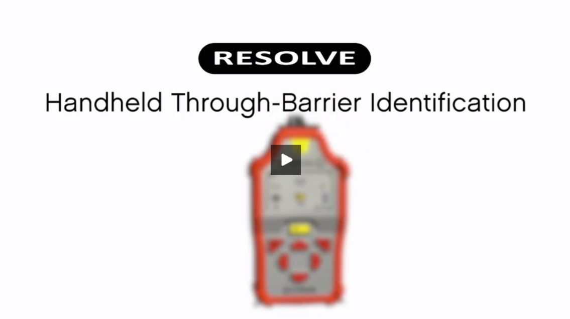 Resolve Handheld Raman Analyzer for Through-Barrier Chemical ...