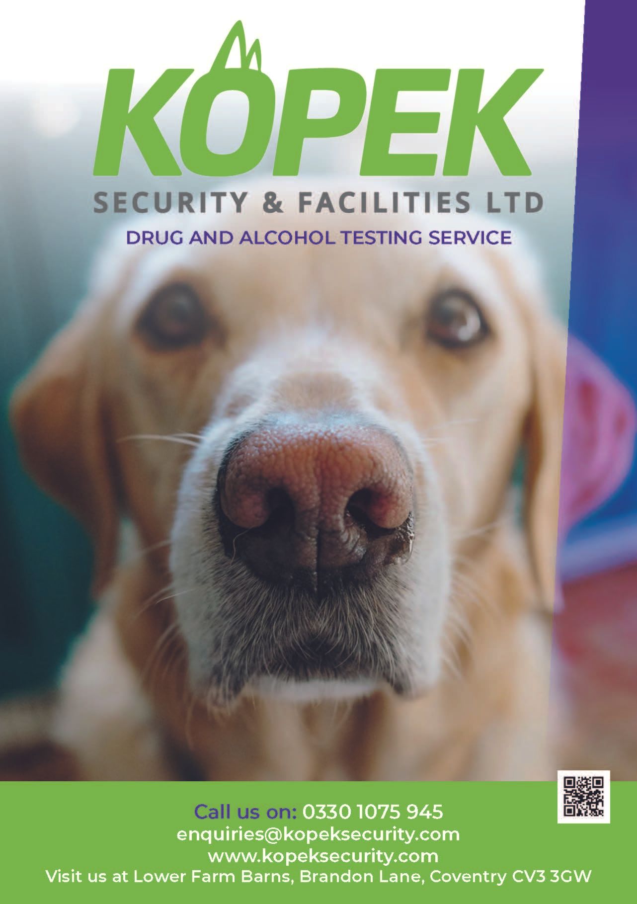 Kopek Drug & Alcohol Brochure - International Security Expo 2025