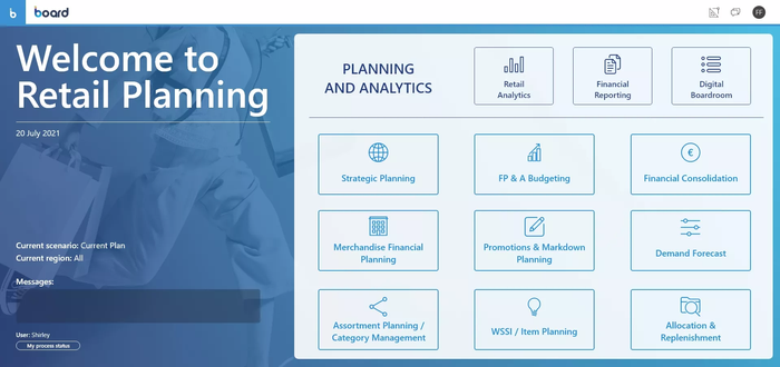 Board Intelligent Planning Solution for Retail - Retail Technology Show
