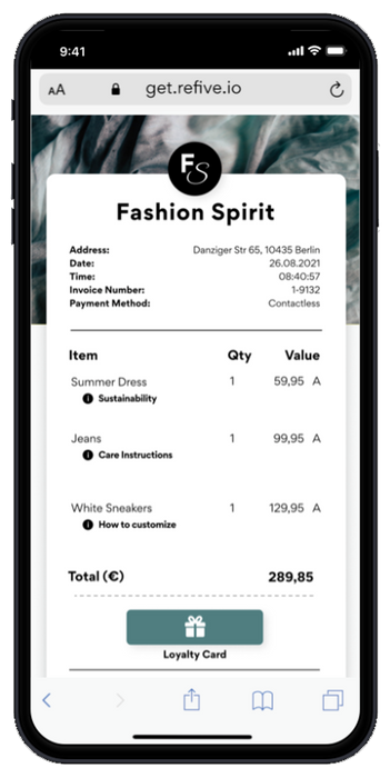 Smart Receipt - Retail Technology Show