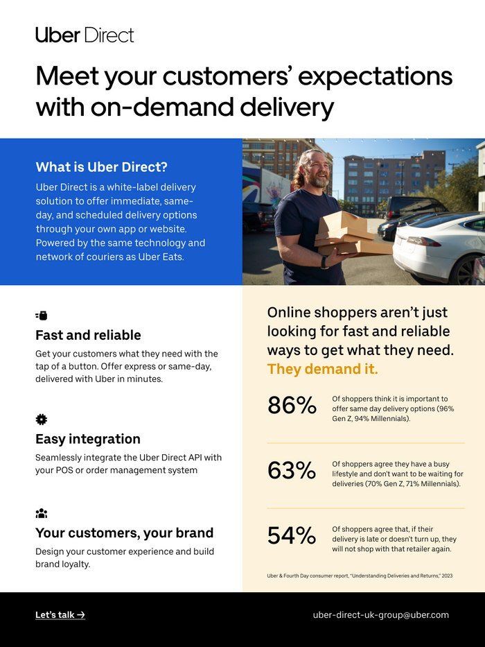 Uber Direct - Retail Technology Show