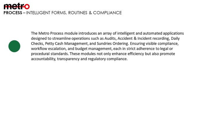 Metro Process - Retail Technology Show