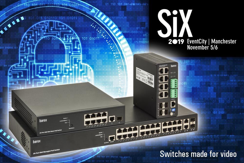 See the barox Cyber secure IP video switch range at SiX 2019 - The ...