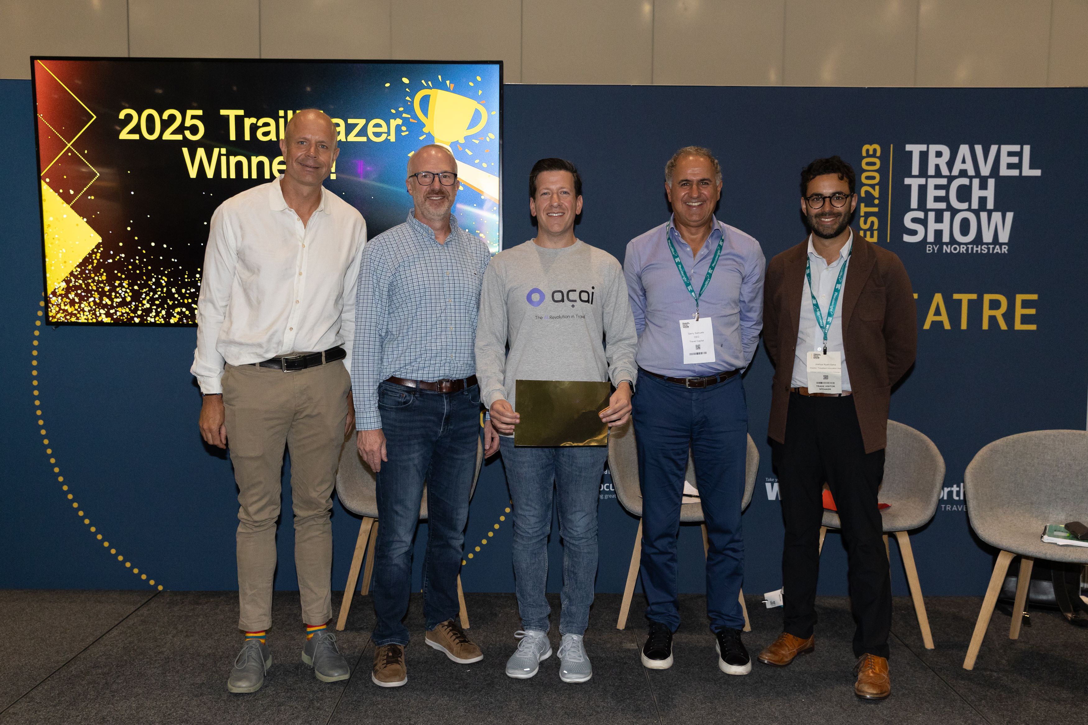 Acai is crowned winner of the 2025 TravelTech Show Trailblazer Awards ...