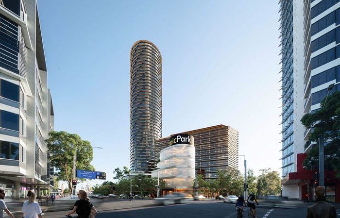 45-storey Tower Proposed as Part of Sydney Olympic Park Masterplan ...