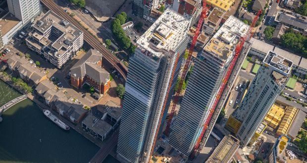 Ballymore 'tops out' '566m London development - London Build 2024
