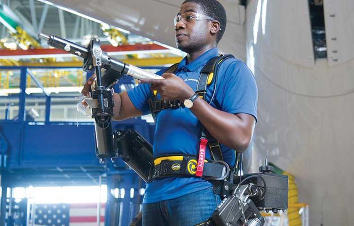 Exoskeletons is the future of construction - London Build 2024