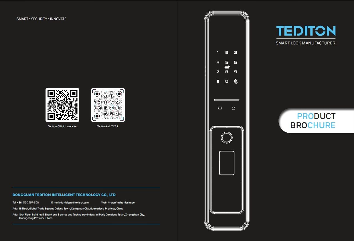 Tediton Smart Lock Brochure - Sydney Build 2025