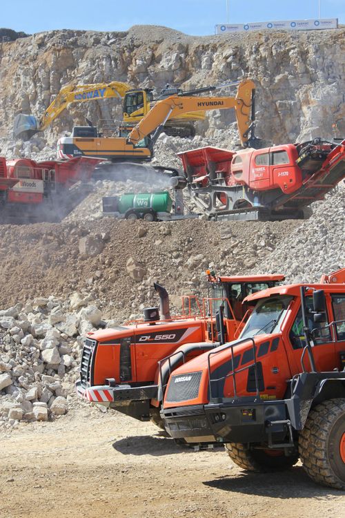 Hillhead 2022 Quarry Face Demonstration Area
