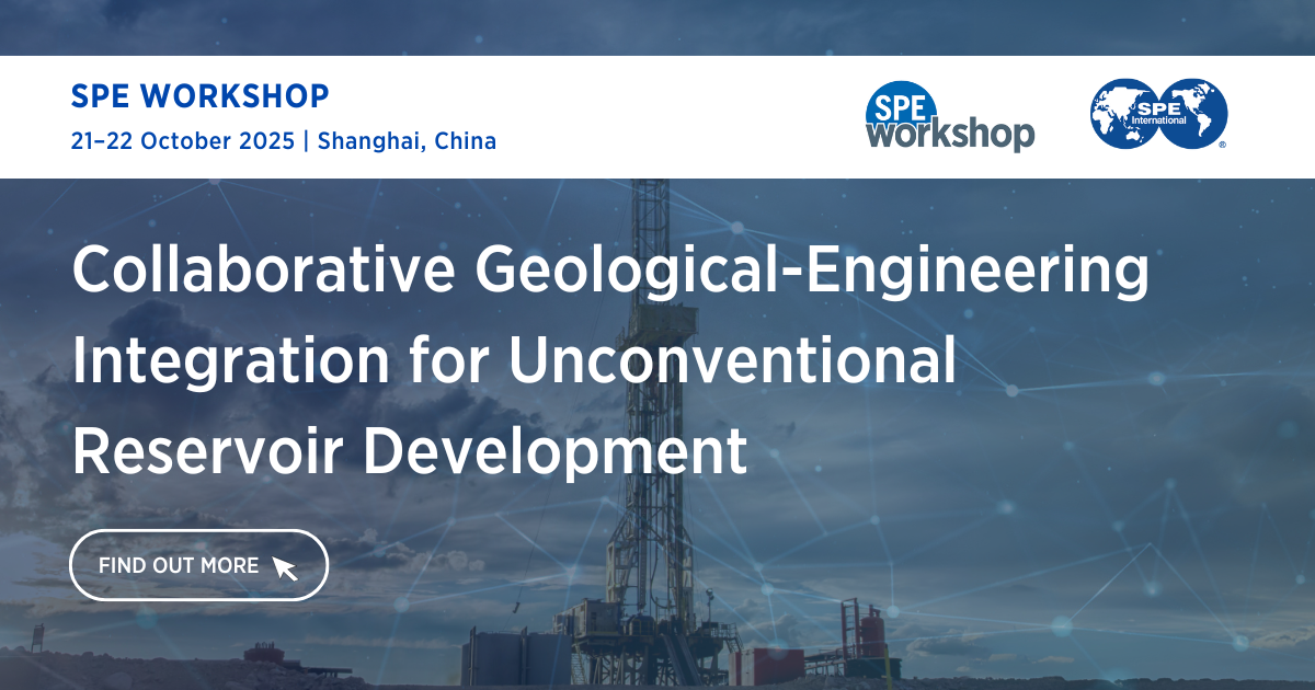 SPE Workshop: Geological-Engineering Integration | 21–22 October 2025