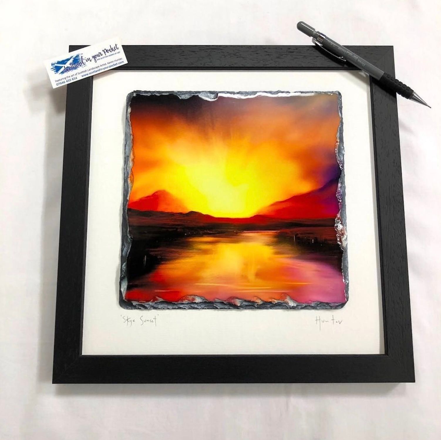 Framed Slate Art - Scotland’s Trade Fair Autumn 2023
