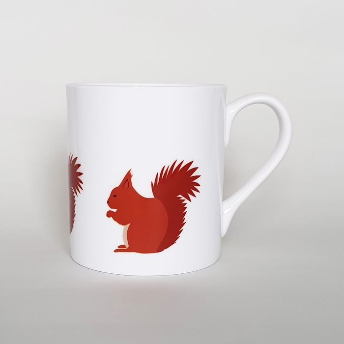 Red Squirrel Bone China Mug - Scotland’s Trade Fair Autumn 2023