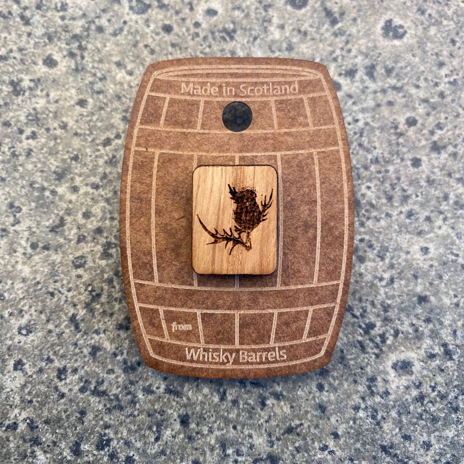 Pins made from Old Whisky Barrels - Retail Revealed