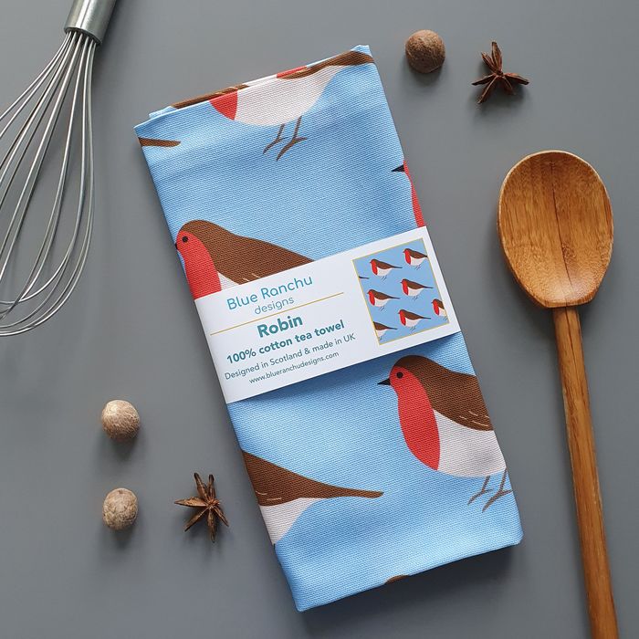 Robin Tea Towel - Scotland's Trade Fair Spring & Speciality Food Show 2024