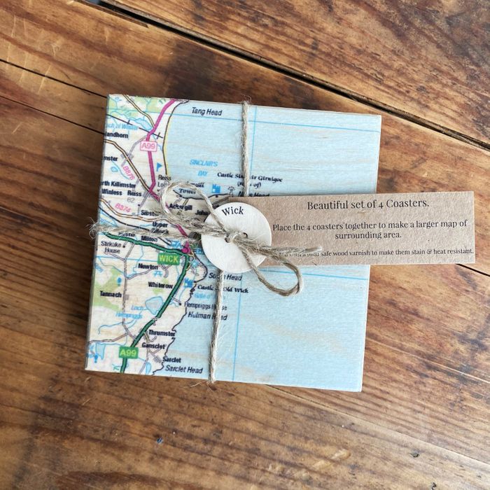 Wooden Coaster Map Set - Scotland's Trade Fair Spring 2026