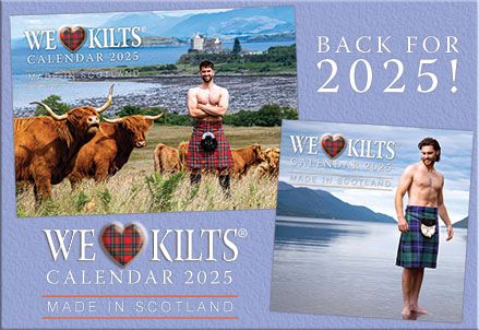WE LOVE KILTS CALENDAR 2025 - REVEAL