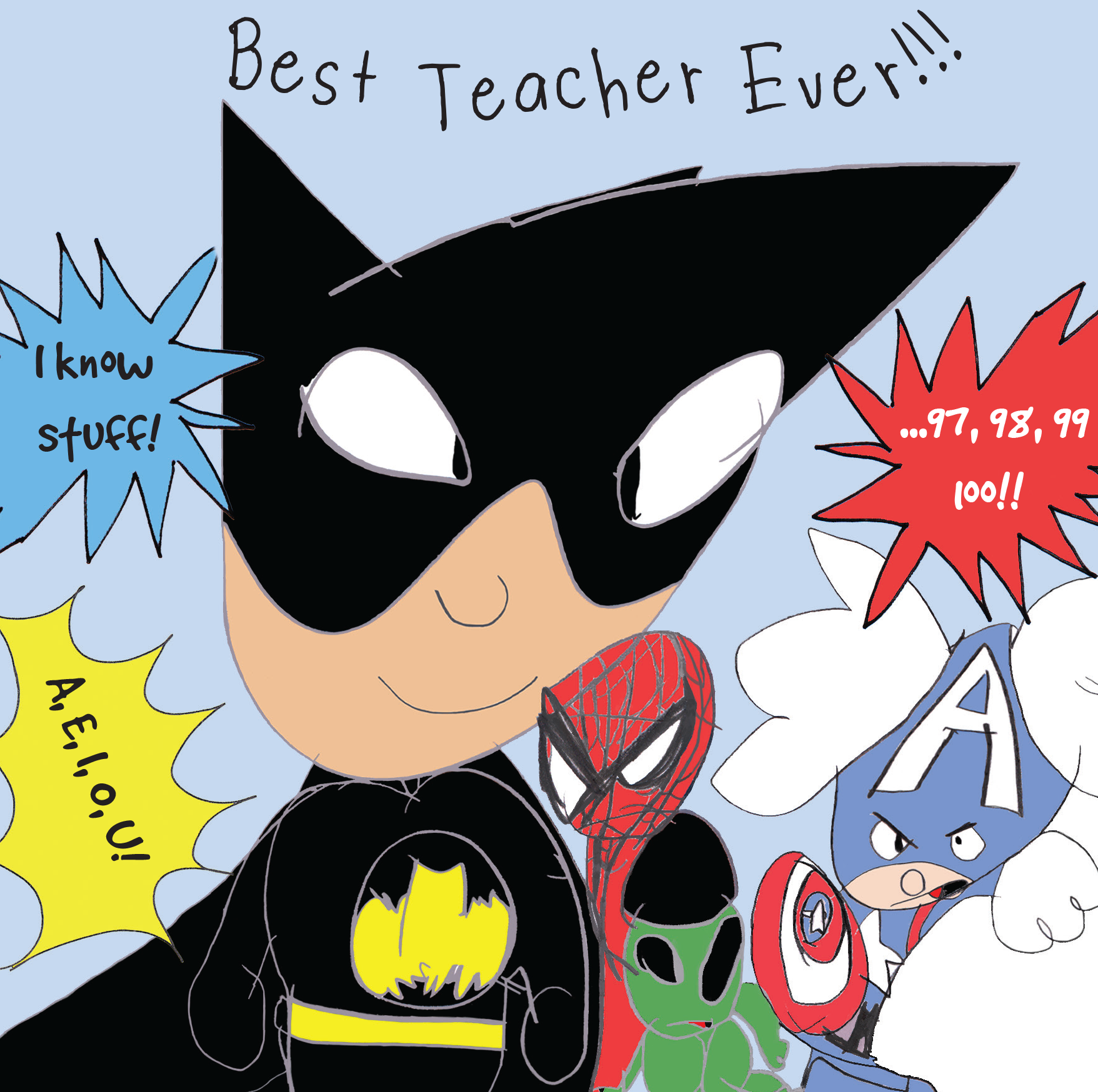 Best Teacher Ever! Greeting Card - Retail Revealed