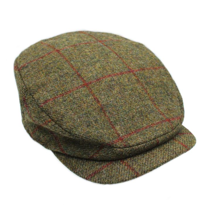 ZH050 British Wool Tweed Bond Style Flat Cap - Scotland's Trade Fair ...