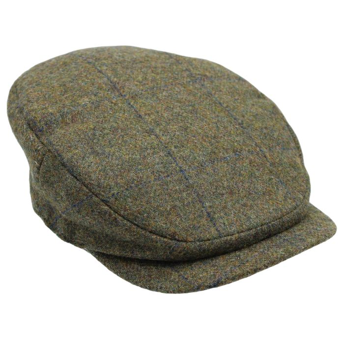 ZH050 British Wool Tweed Bond Style Flat Cap - Scotland's Trade Fair ...