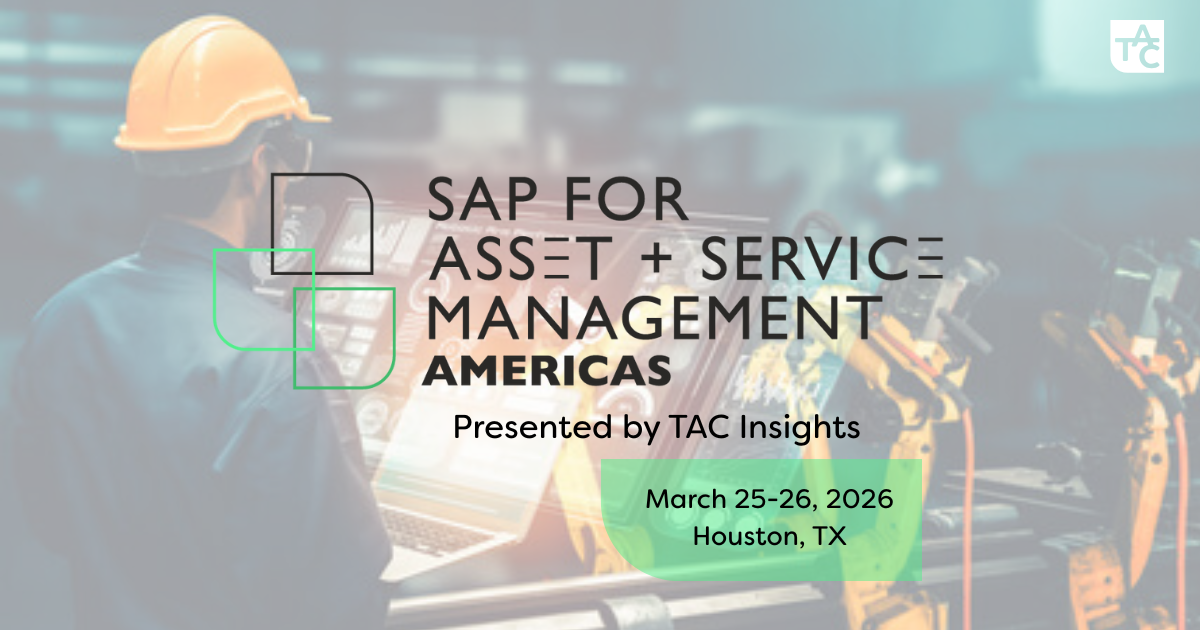 Ben Laws - SAP for Asset & Service Management Conference Americas 2026