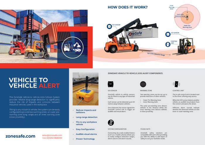 ZoneSafe Vehicle-to-Vehicle Alert - Safety, Health and Wellbeing Live 2026